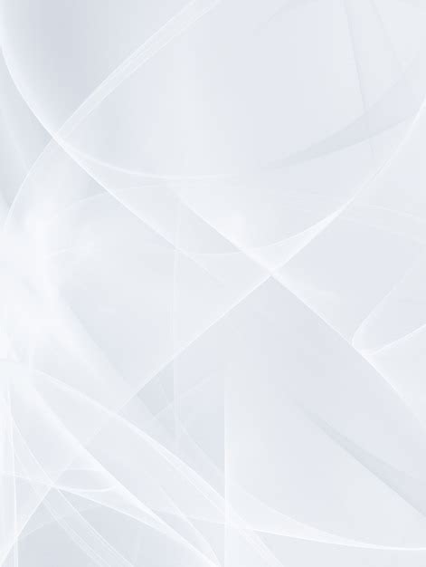 Abstract White Background With Smooth Lines Premium Photo