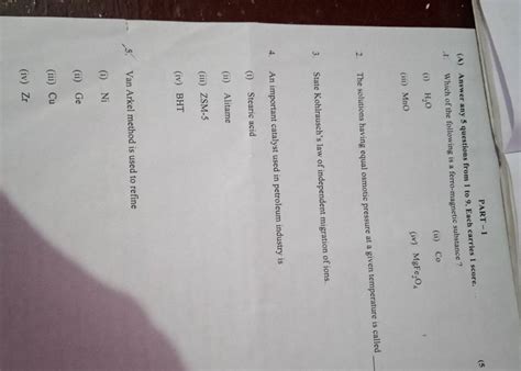 The Solutions Having Equal Osmotic Pressure At A Given Temperature Is Cal