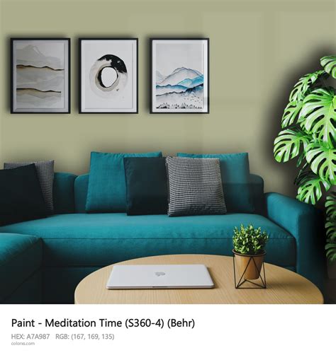 Behr Meditation Time S360 4 Paint Color Codes Matching Paints And