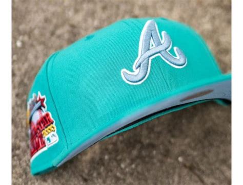 Atlanta Braves 2000 Asg Sky Teal 59fifty Fitted Hat By Mlb X New Era