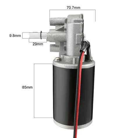 Uxcell 160rpm Jcf63r Dc 24v 80w High Torque Reversible Electric Gear