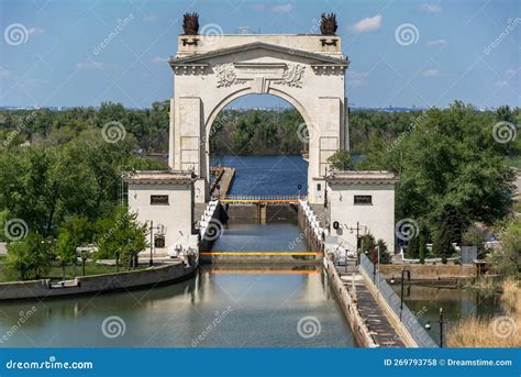 Volgo Donskoy Shipping Canal In Volgograd Russia 2022 Old Soviet Era