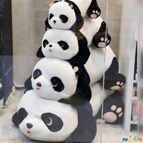 خرید و قیمت عروسک پولیشی پاندا گوگولی خوابیده وارداتی سایز 1 طول 38 سانت ترب