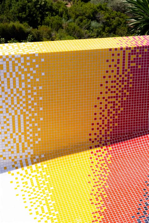 Designer Creates Colorful Swimming Pool With 130000 Rainbow Glass