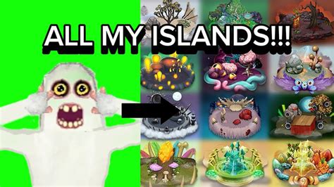 All My Islands In My Singing Monsters Youtube