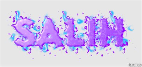 Salih Text Effect And Logo Design Name