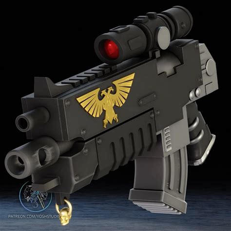 40k Bolter 3d Print Model Download Free
