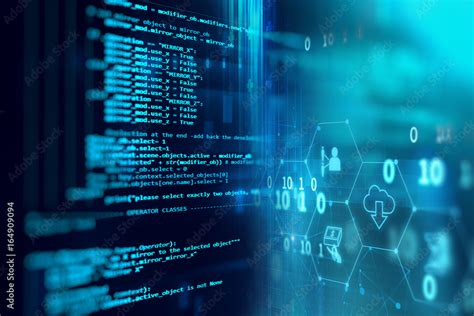 Programming Code Abstract Technology Background Of Software Developer