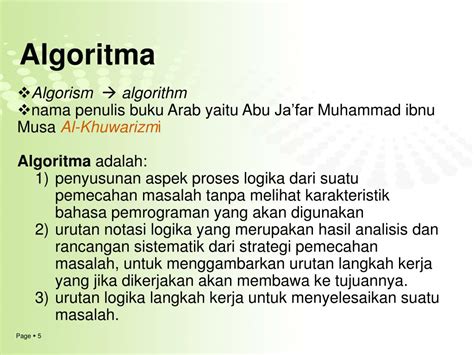 PPT Algoritma Dan Struktur Data PowerPoint Presentation Free Download ID 6495223
