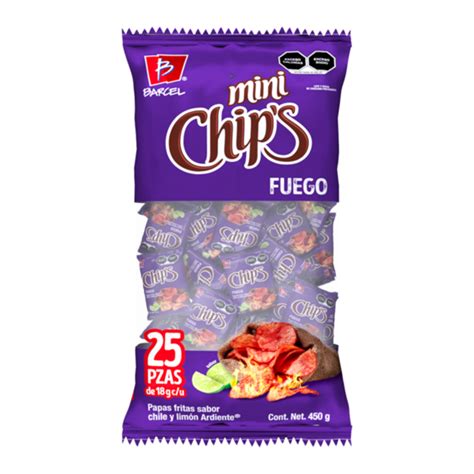 Chips Mini Papas Fritas Sabor Chile Limón Fuego Ardiente Rappi