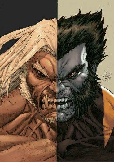 Sabretooth Vs Wolverine Marvel Comics Art Wolverine Marvel Comic