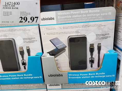 1421400 Ubio Labs Power Bank Pbb277c 29 97 Costco East Fan Blog