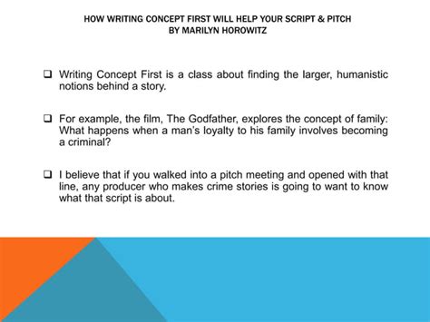 script writing concept pptx