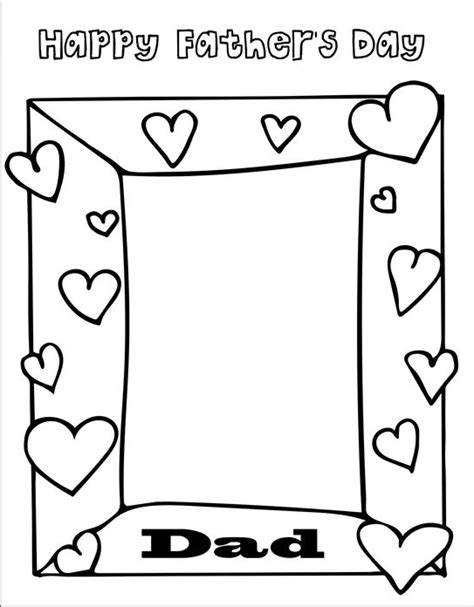 Dibujos Para Colorear Para El Día Del Padre