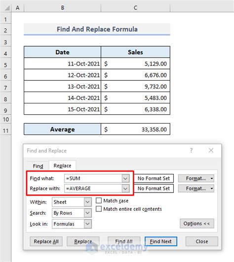 Find And Replace Multiple Values In Excel 6 Quick Methods Exceldemy