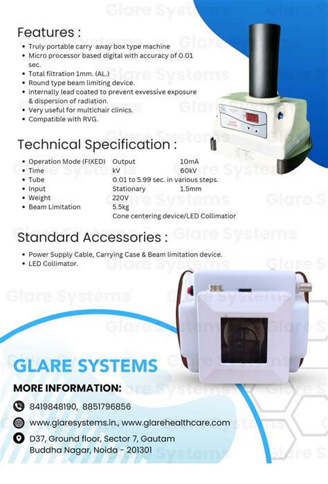 Portable Dental X Ray Machine At ₹ 35000 Portable X Ray Machine In