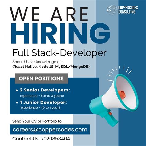 Coppercodes Consulting Llp On Linkedin Hiring