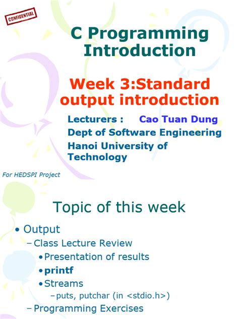 Tin Hoc Co So 2 Week3 Hust Pdf Pointer Computer Programming Integer Computer Science