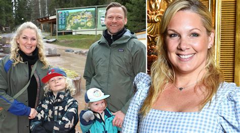 Anna Brolins Familjelycka Med Barnen Elton Fyller 8 år Hänt