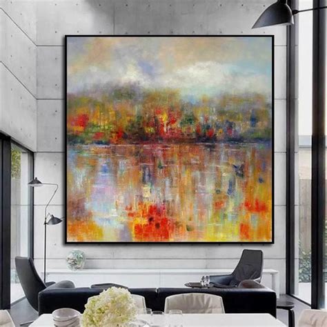Contemporary Wall Art Handmade Art On Canvas Modern Original