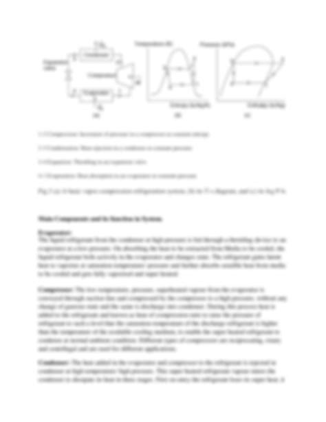 SOLUTION Experiment No Demonstration Of Simple Vapour Compression Refrigeration System Docx