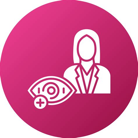 Optometrist Female Icon Style 21799577 Vector Art At Vecteezy