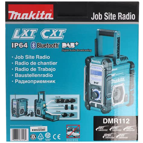 Makita Akku Baustellenradio Dmr112 Radio Fm Dab Plus Bluetooth Ohne