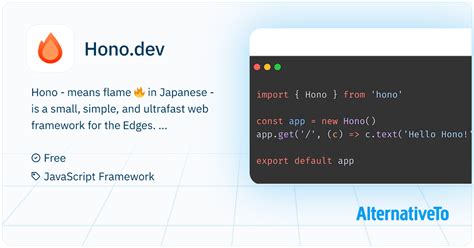 Honodev Hono Is A Small Simple And Ultrafast Web Framework For The