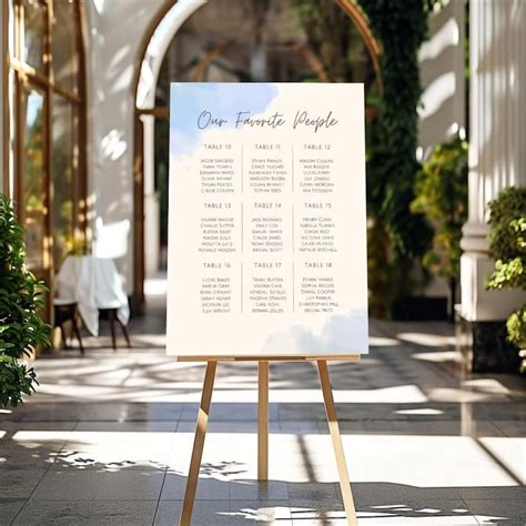 Table Assignment Etsy