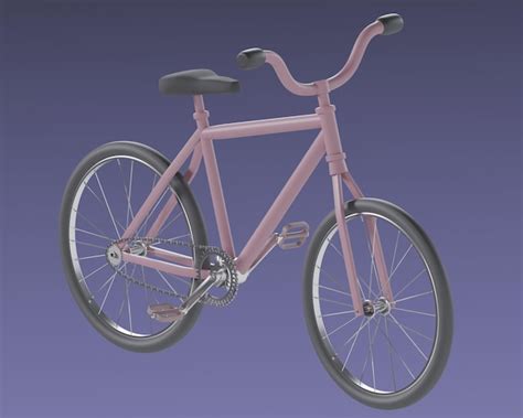 Premium Psd Psd 3d Rendered Bicycle