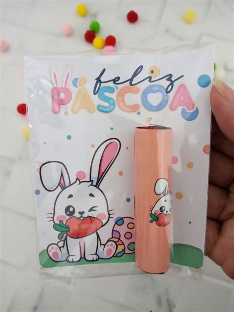 Mimo De Páscoa Cartão Com Baton Elo7 Produtos Especiais