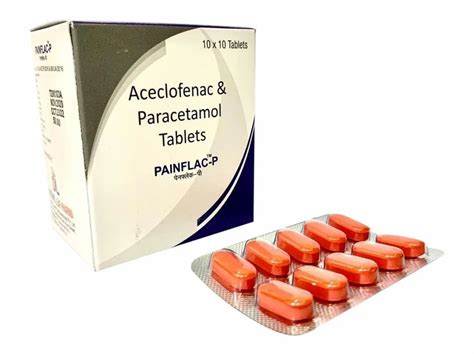 Aceclofenac Paracetamol Tablet Strength 425mg At ₹ 600 Box In Nagpur