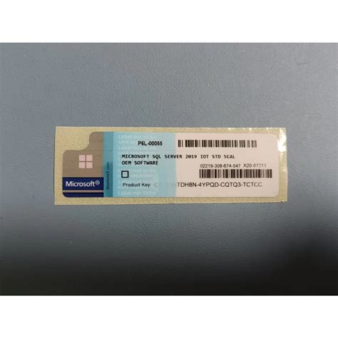 Sql Server 2019 Standard Oem Sticker Shopee Philippines