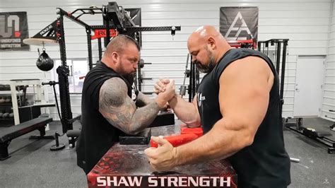 Brian Shaw Vs Eddie Hall Brians Future In Arm Wrestling Youtube