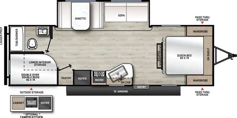 Catalina 261bhs Coachmen Floorplan Coachmen Rv