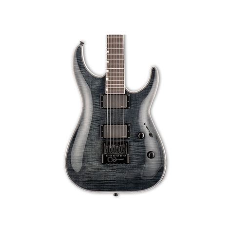 Esp Ltd Mh1000 Evertune Flame Maple See Thru Black Electric Guitar Kbb