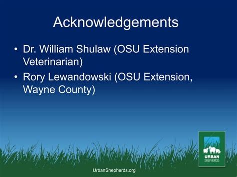 Internal Parasite Management In Pasture Based Sheep Ppt