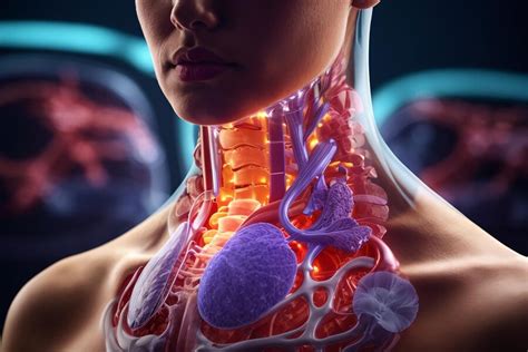 Premium Ai Image Photo Illustration Thyroid On The Throat Woman