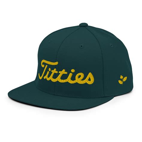 Titties Masters Edition Snapback Hat Titties Golf Company