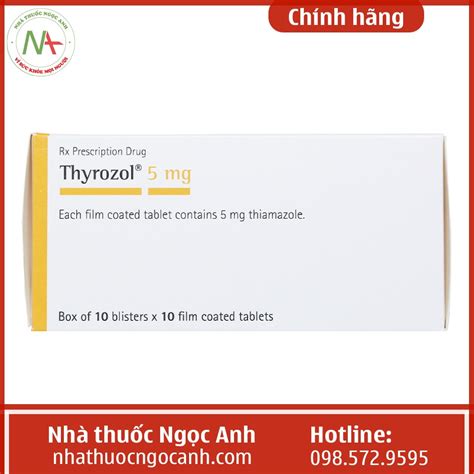Thuốc Thyrozol 5mg Có Tác Dụng Gì Giá Bao Nhiêu Mua ở đâu