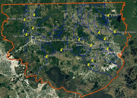 Maps Orange County Drainage District