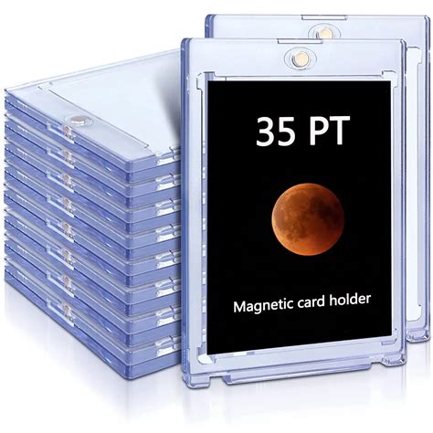 35pt Magnetic Card Holder Uv Protection And Clear Top Loaders