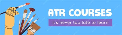 Premium Vector Art Course Ad Banner Creative School Drawing Workshop