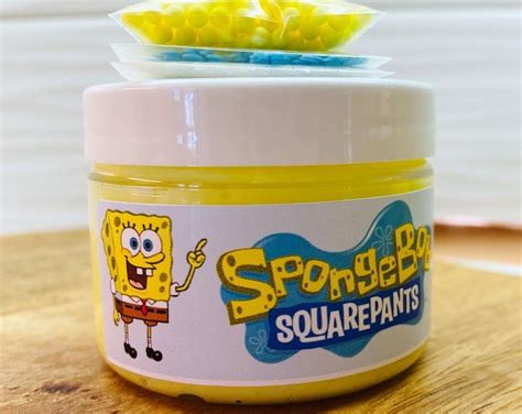Spongebob Squarepants Slime Etsy