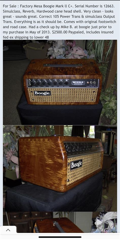 Mesa Mark Iic Reissue Full Demo Rig Talk