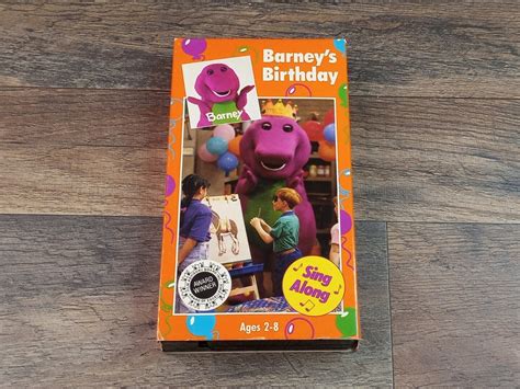 Vintage Barneys Birthday Sing Along Vhs Etsy