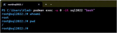 Create A Sql Server Container With Podman Vladdba