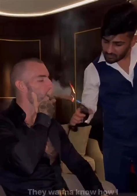 Sexy Bald Lighting Cigar