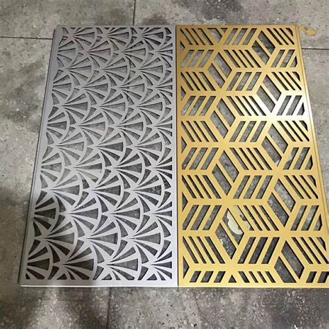 Privacy Screen Facade Metal Curtain Wall Perforated Aluminum Cladding Perforated Aluminum