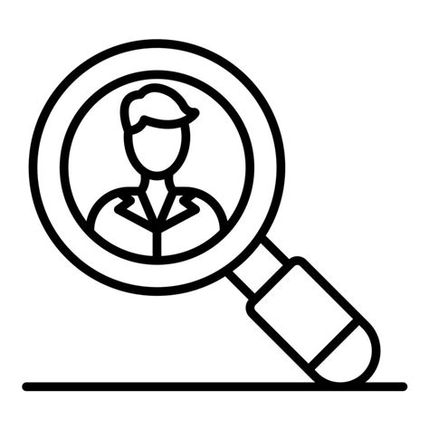 User Analysis Line Icon 14808072 Vector Art At Vecteezy